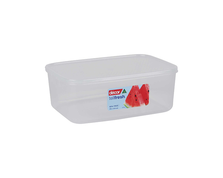 Decor Oblong Container 4L 103 x 203 x 275mm