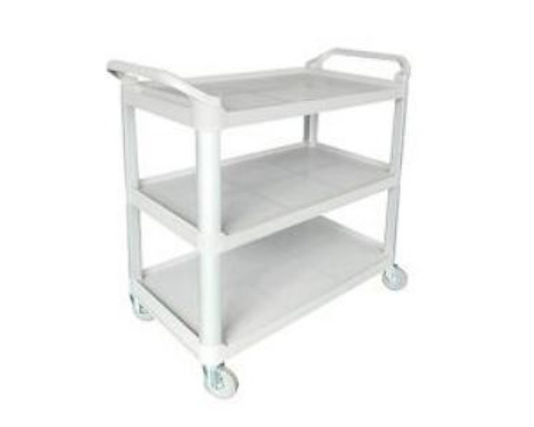 Trolley Utility 3 Tier Grey 500 x 1020 x 950mm